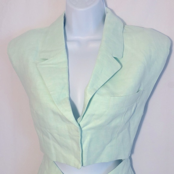 Mango | Dresses | Nwt Mng Mango Linenblend Jacket Dress Size Small ...